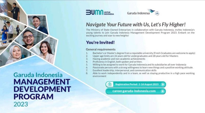 MDP Garuda Indonesia 2023 – Career Development Center Fakultas Ekonomi ...
