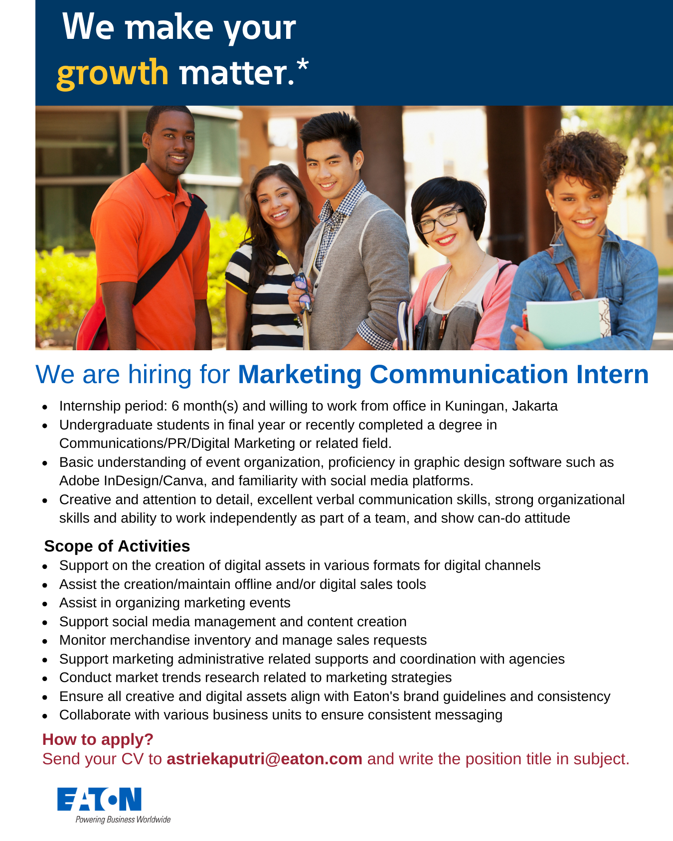 PT Eaton Industries – Career Development Center Fakultas Ekonomi dan ...