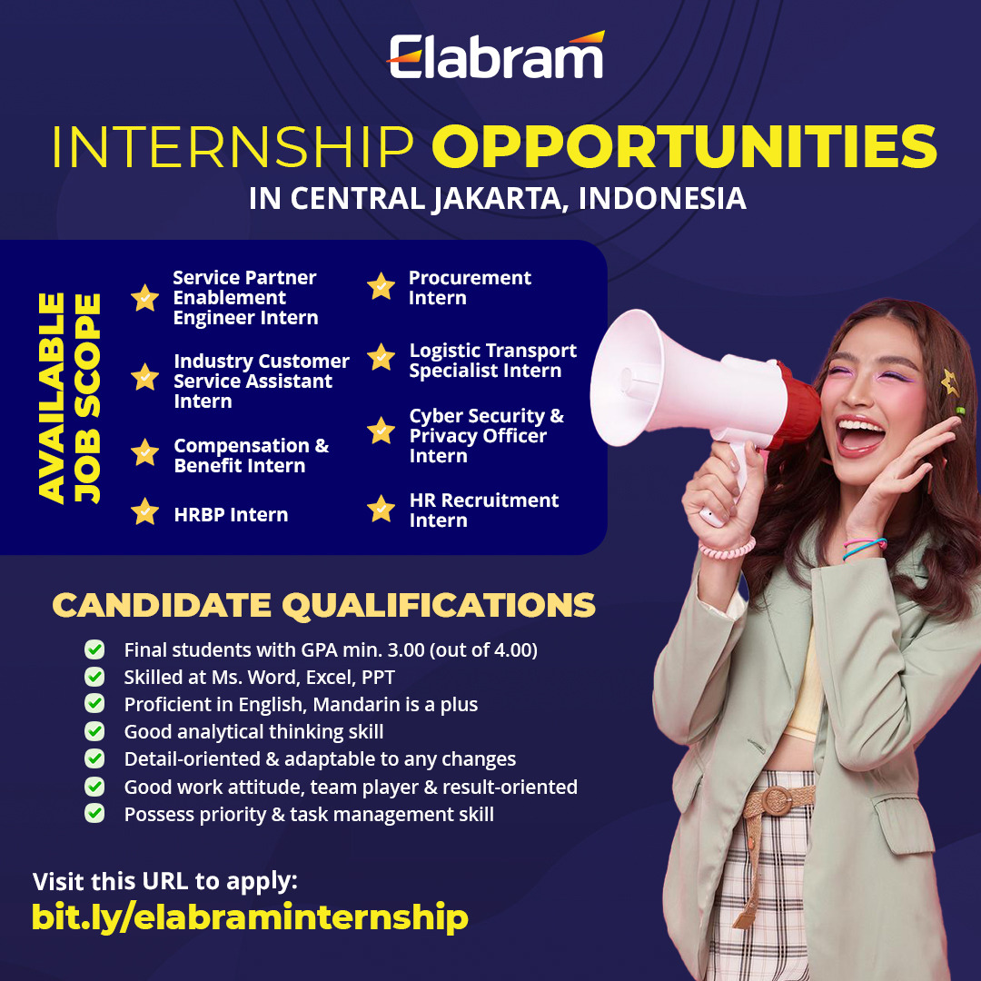 INTERNSHIP – PT. Elabram Systems – Career Development Center Fakultas ...